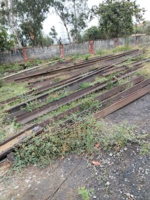 Damaged Cutting of rail pole/h beem, V cross arm, Dc Cross Arm & angle ...