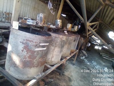 FIRE AFFECTED STOCK OF BUILDING SCRAP, ROOF SHEETS, DRUMSAND MACHINERY ...